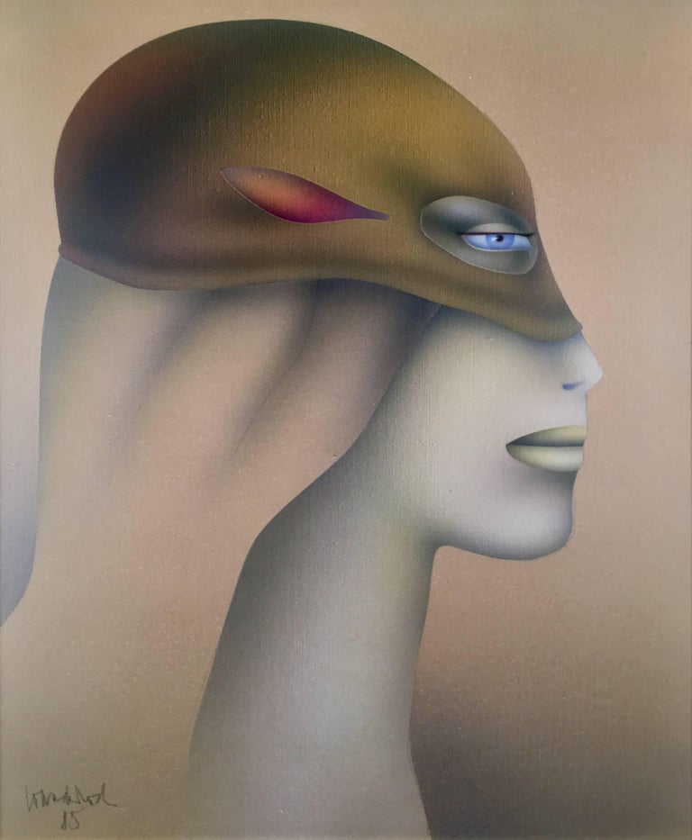 Paul Wunderlich - Dame mit Maske at 1stDibs