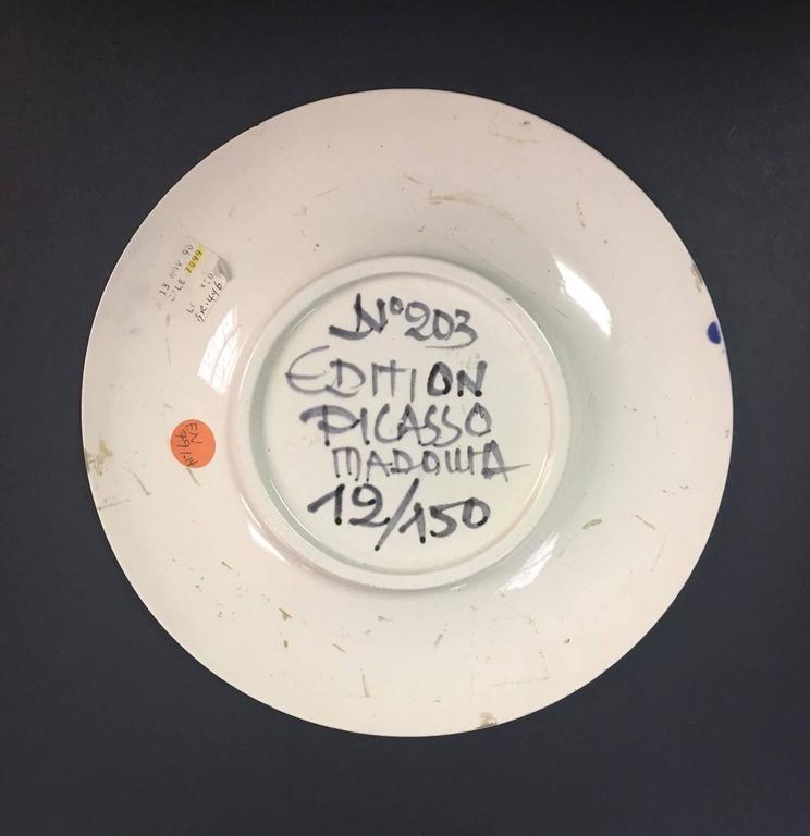 Pablo Picasso - Pablo Picasso, "Face Plate No. 203", ceramic For Sale ...
