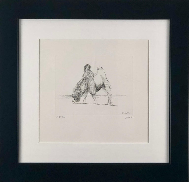 Henry Moore - Henry Moore, "Dromedary", original etching, signed For ...