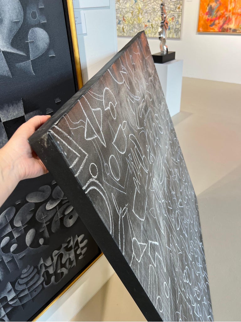 Maximo Caminero - Oil on Canvas by Maximo Caminero Titled: "Black” For ...