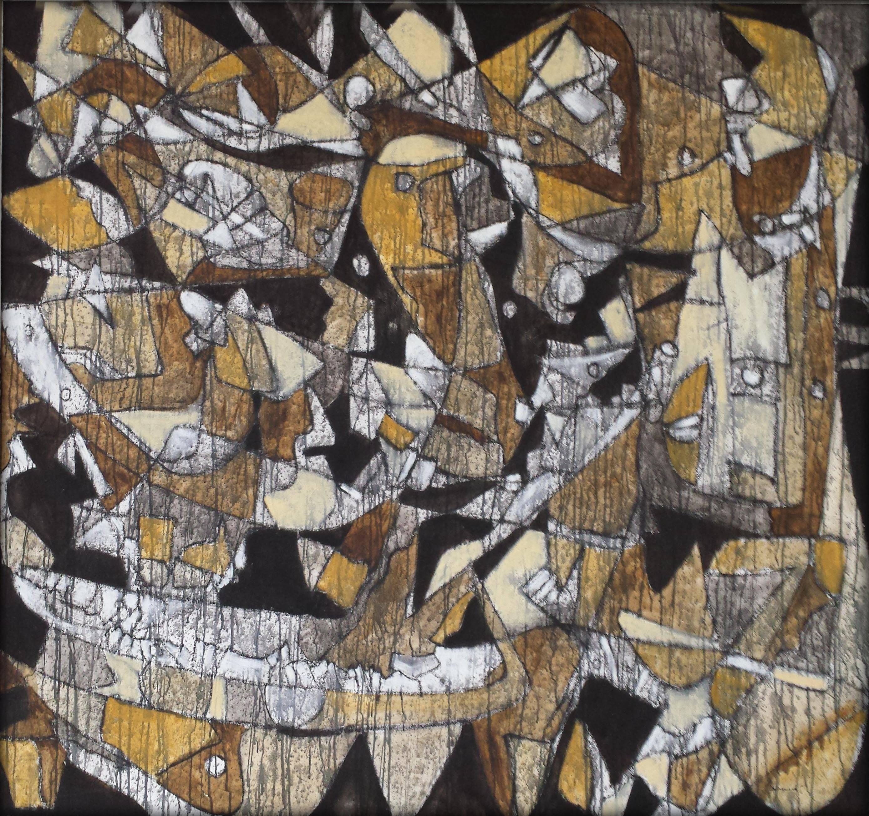 Maximo Caminero - Oil on Canvas Titled: "Tonadas I" For Sale at 1stDibs