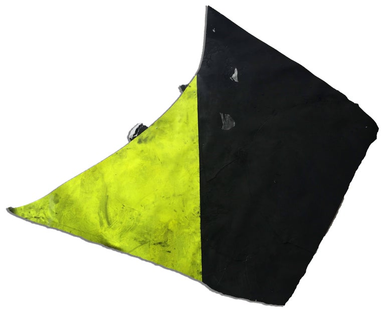 Wesley Kimler - Black Yellow Original Mixed Media Painting For Sale at ...