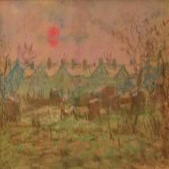 Tim Solliday - Twilight Colors; San Gabriel Mountains, Painting For ...