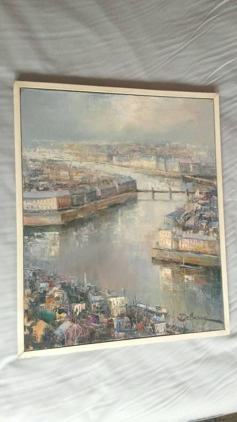 Lucien Delarue - French Rice Gauche oil Painting by Lucien Delarue, at ...