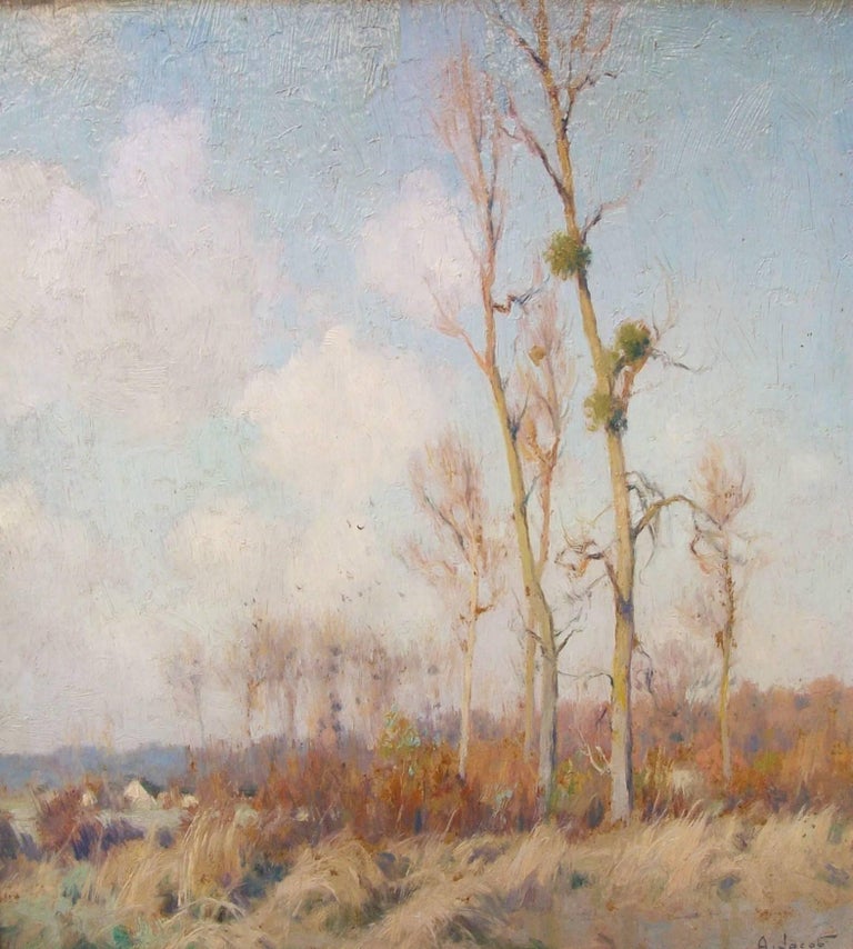 Alexandre Louis Jacob - Soleil sur le marecage For Sale at 1stDibs