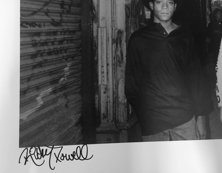 Ricky Powell - Andy Warhol and Jean-Michel Basquiat, Mercer Street ...