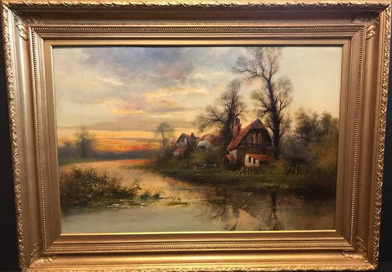 Alfred Benjamin Cole - Large Important 19th Century Oil Painting by ...