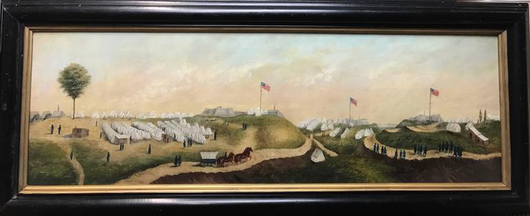 James Hope - Amazing 19th Century Civil War Oil Painting by James Hope ...