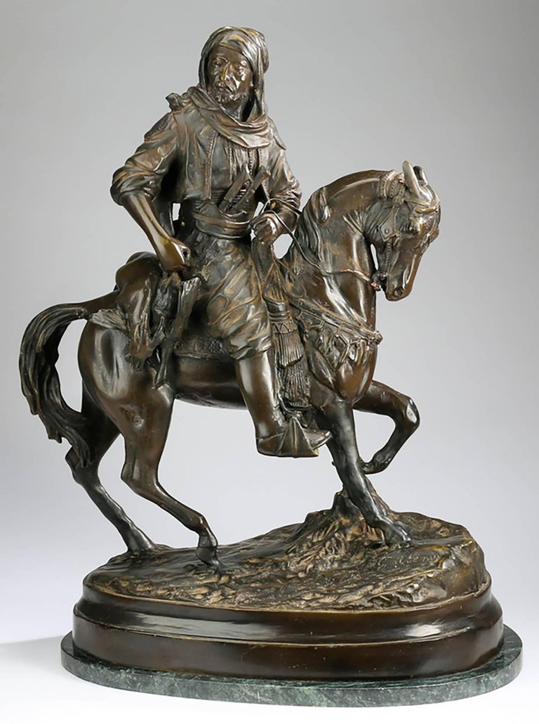Antoine Bayre - Large 19th Century French Orientalist Bronze Sculpture ...
