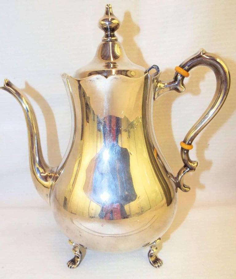 Unknown - Preisner Sterling Silver Tea Pot For Sale at 1stDibs
