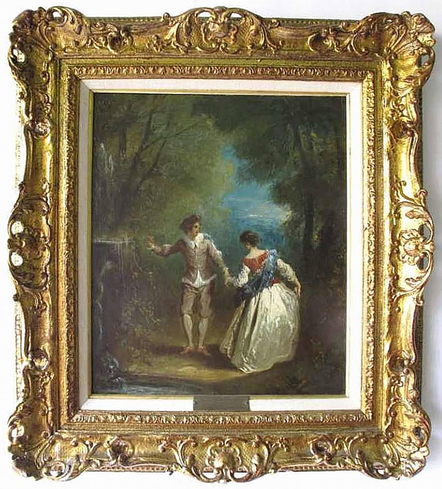 Louis Joseph Watteau - 18th Century French Oil Painting by Louis Joseph ...