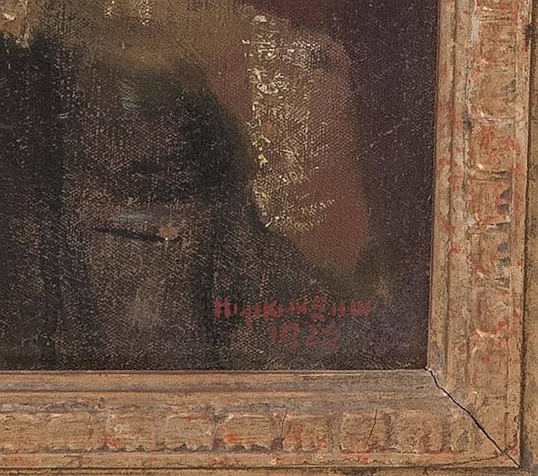 Charles Sydney Hopkinson - Portrait Painting of Katherine B. Child by ...