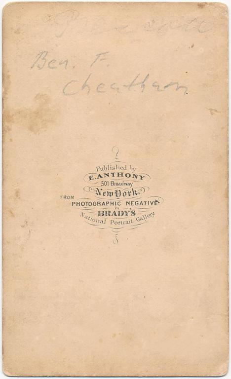 Unknown - Photographic Portrait-Confederate General Benjamin F ...