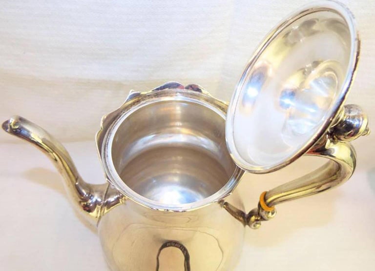 Unknown - Preisner Sterling Silver Tea Pot For Sale at 1stDibs