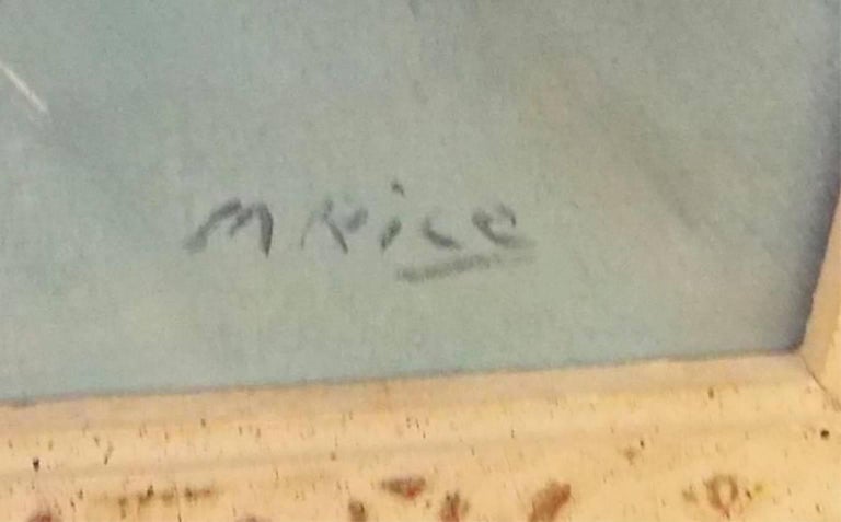 Margaret A Rice - Margaret Rice Oil On Canvas Of Lady In Dress at ...