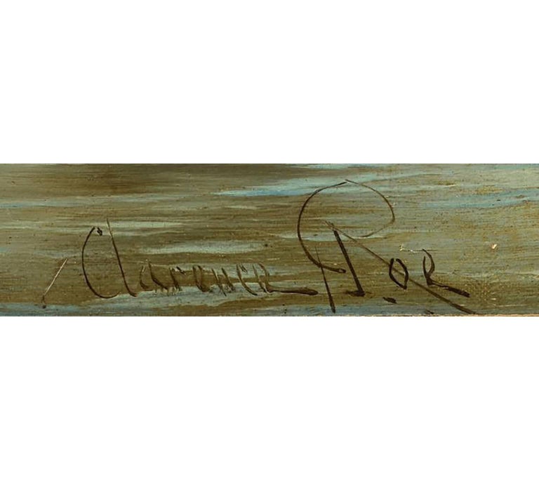 Clarence Roe - Large 19th Century Clarence Roe Landscape Painting at ...