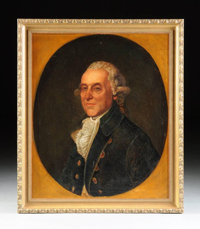 Thomas Beach - Thomas Beach (Attr) 18th Century Portrait Oil Painting ...
