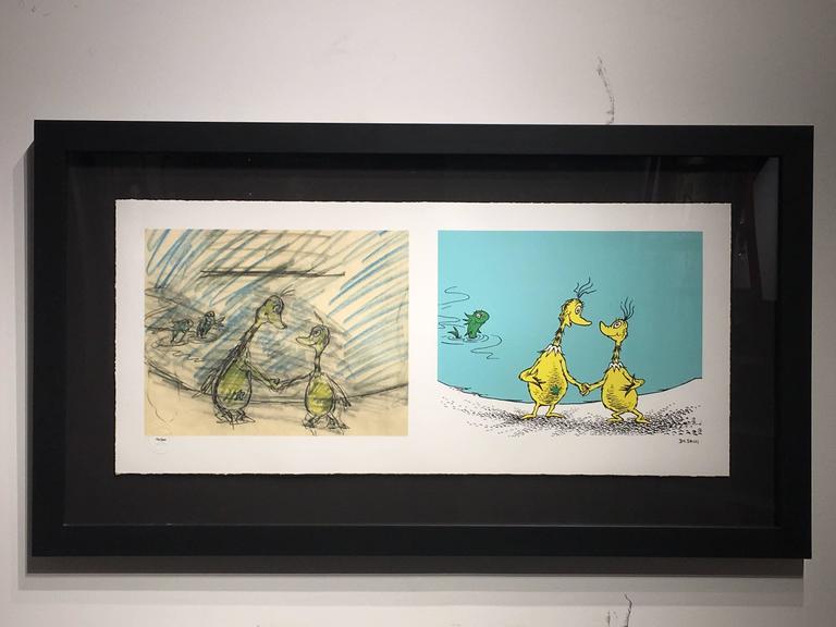 Dr Seuss Theodore Geisel Stars Upon Thars Diptych For Sale At 1stdibs