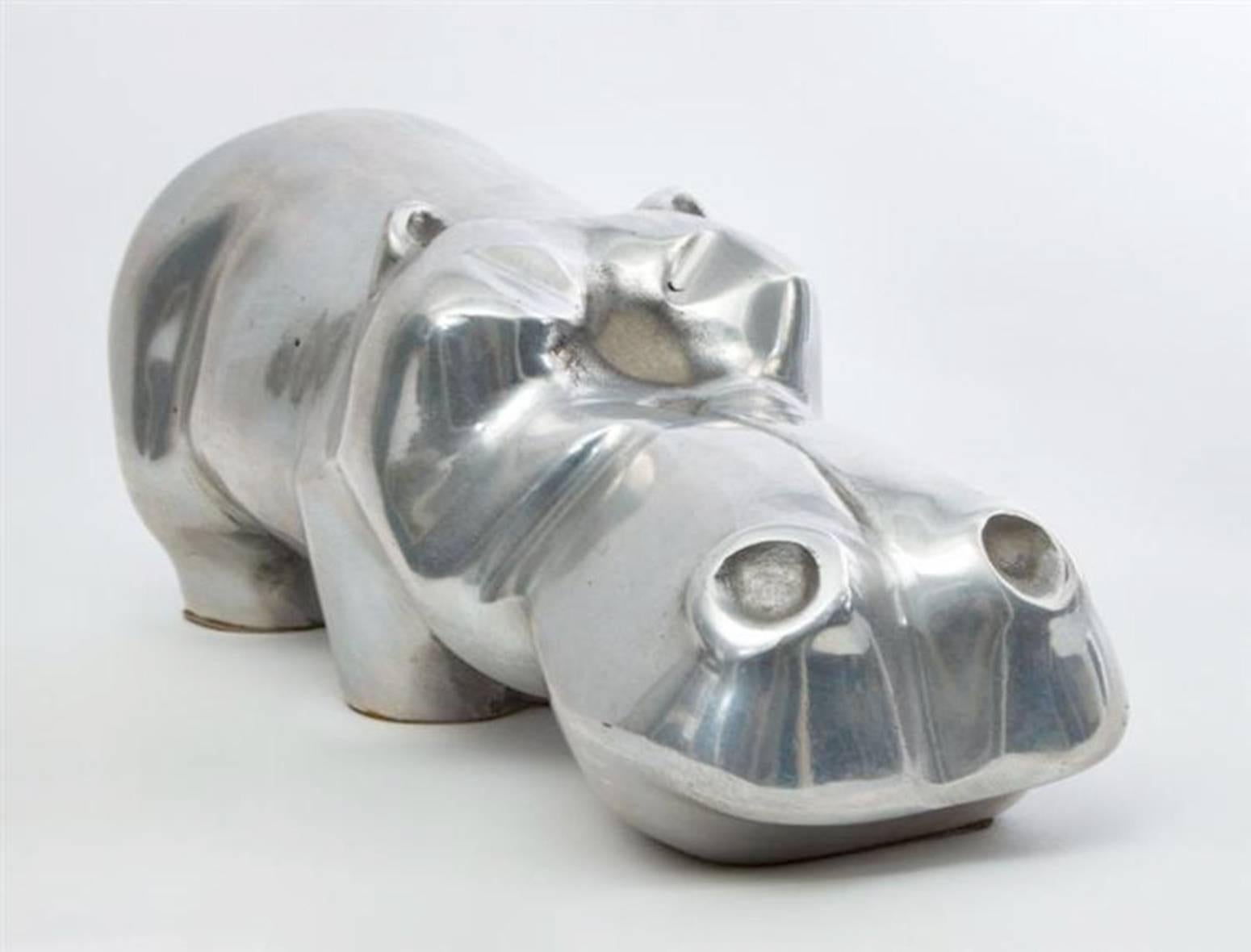 Unknown - David Parkin Hippo Sculpture at 1stDibs