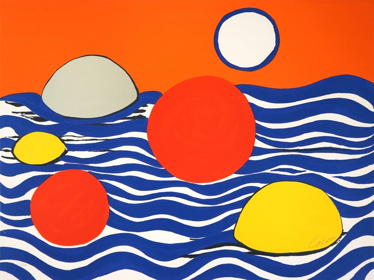 Alexander Calder - Circles and Waves at 1stDibs