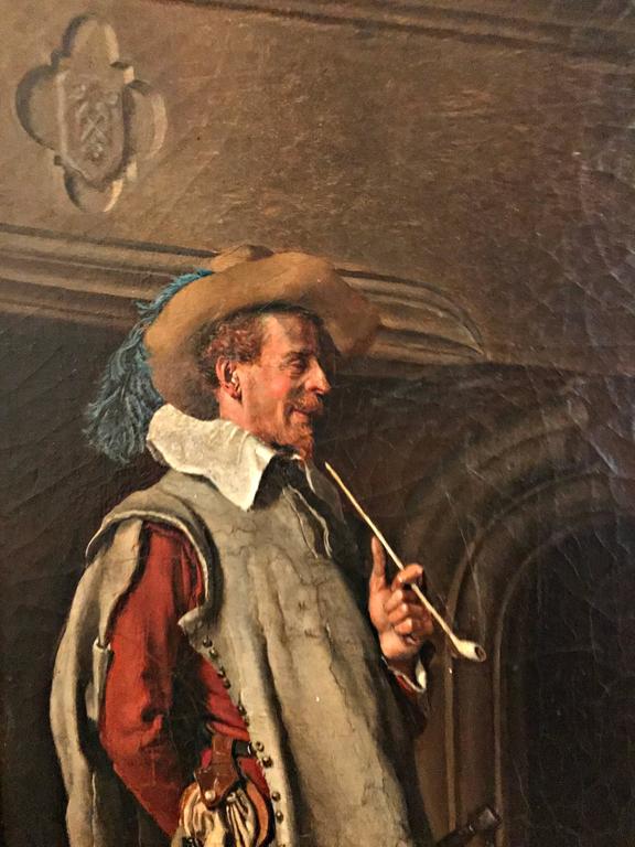 Jean Charles Meissonier - Two Cavaliers Relaxing in a Tavern at 1stDibs