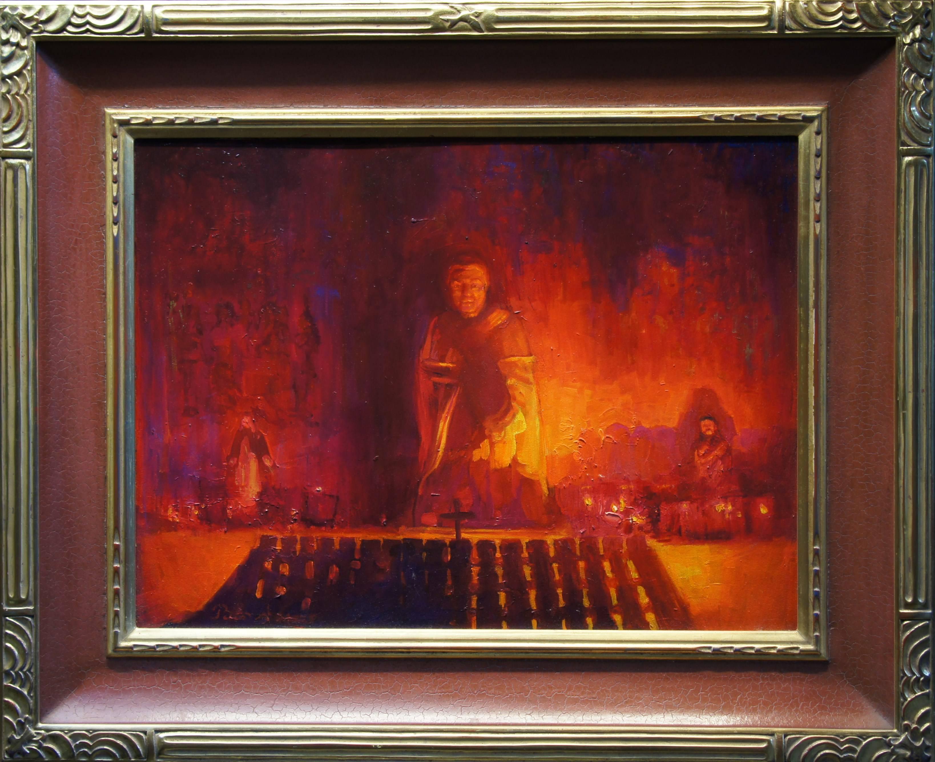 Peter Adams - Candlelight in St. Peregrine Chapel; Mission San Juan ...