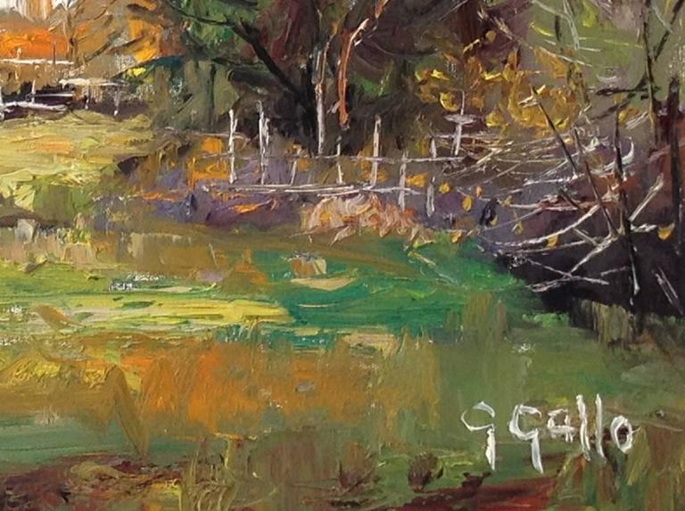 George Gallo - Farm Houses in Morning Mist; Las Virgenes Canyon, Malibu ...