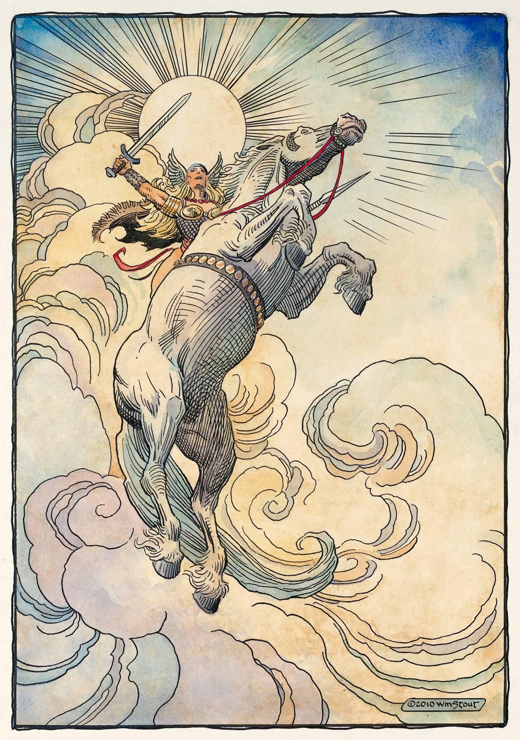 William Stout - Valkyrie's Battle Song For Sale at 1stDibs | william ...