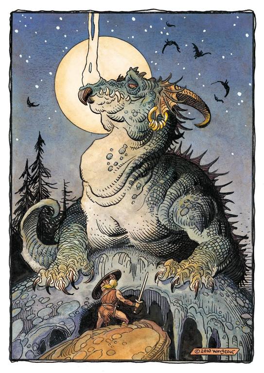 William Stout - Siegfried et Fafnir En vente sur 1stDibs | los angeles ...