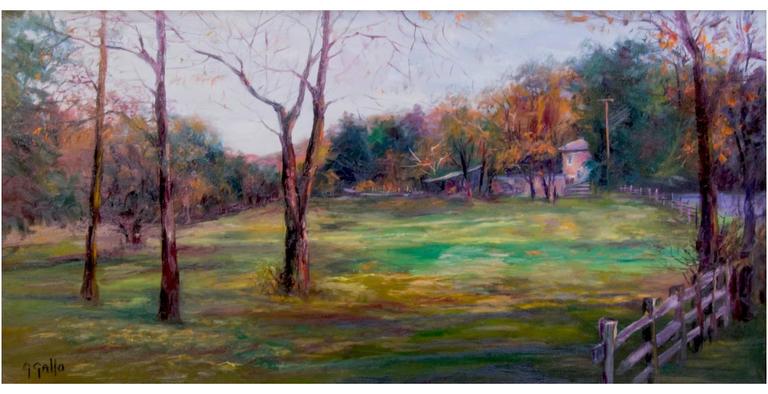 George Gallo - Pennsylvania Farm, Evening, Painting For Sale at 1stdibs