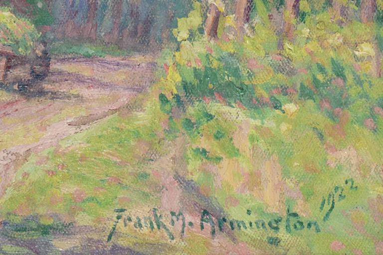 Frank Milton Armington - Peupliers À Honfleur For Sale at 1stDibs