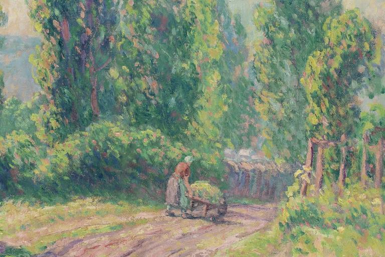 Frank Milton Armington - Peupliers À Honfleur For Sale at 1stDibs