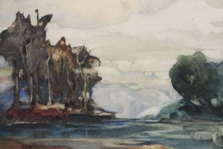 Charles John Collings - Niagara, Above the Falls For Sale at 1stDibs