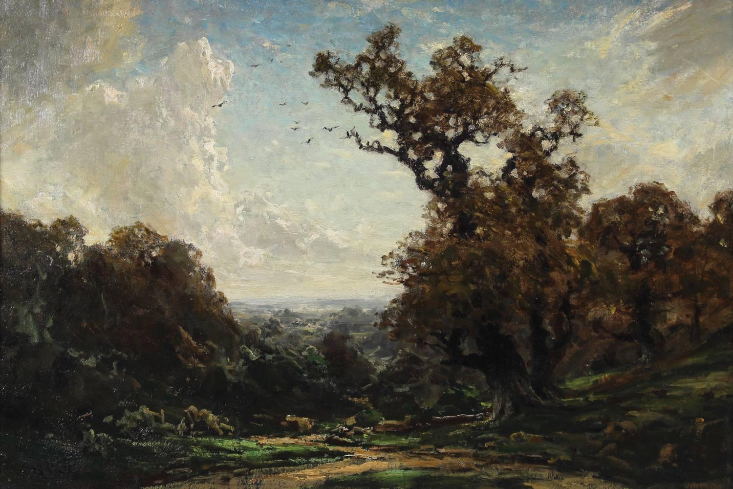 José Weiss - Pastoral Landscape For Sale at 1stDibs | jose weiss artist ...