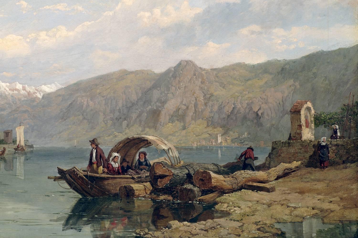 George Clarkson Stanfield - Lake Como For Sale at 1stDibs | george ...