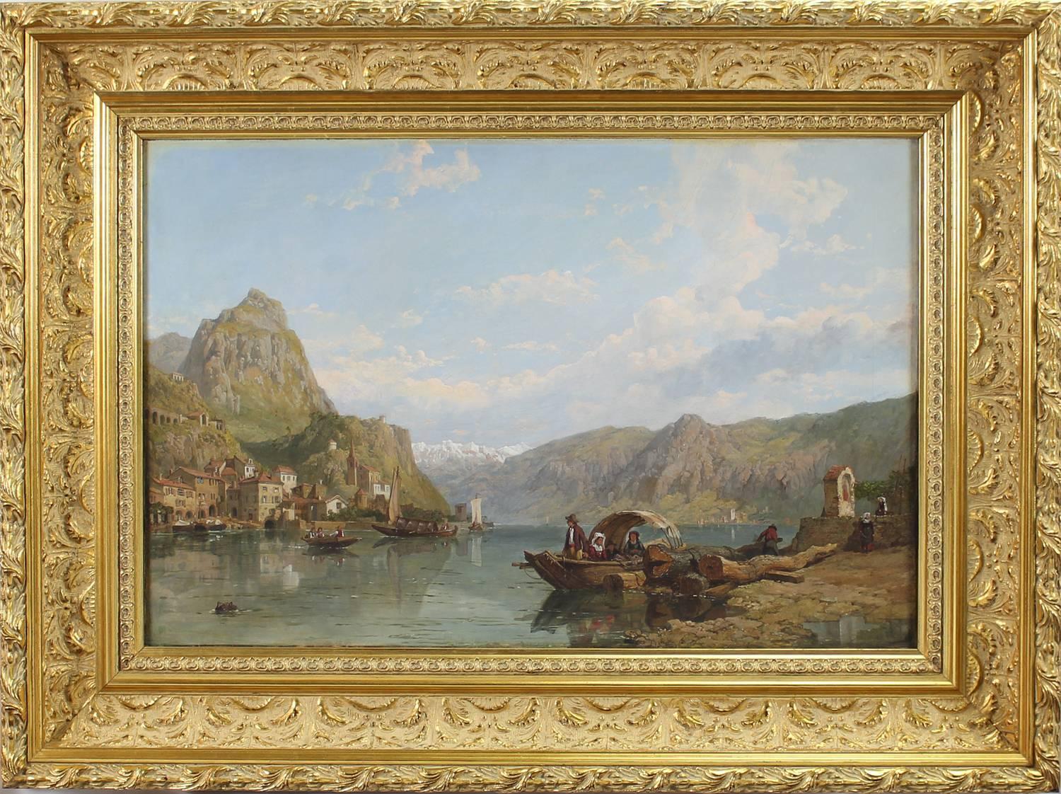 George Clarkson Stanfield - Lake Como For Sale at 1stDibs | george ...