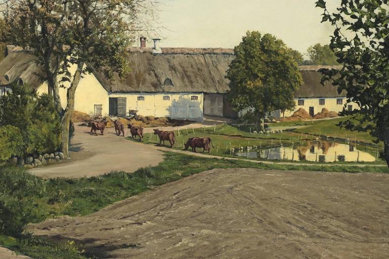 Ole Ring - Home from the Pasture For Sale at 1stDibs