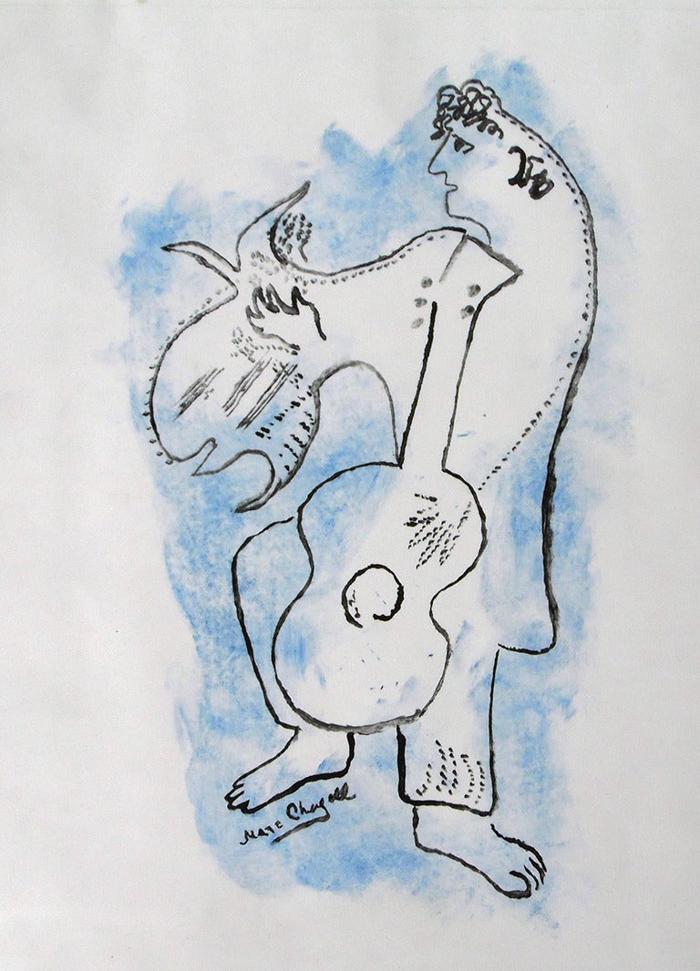 Marc Chagall - Musician For Sale at 1stDibs