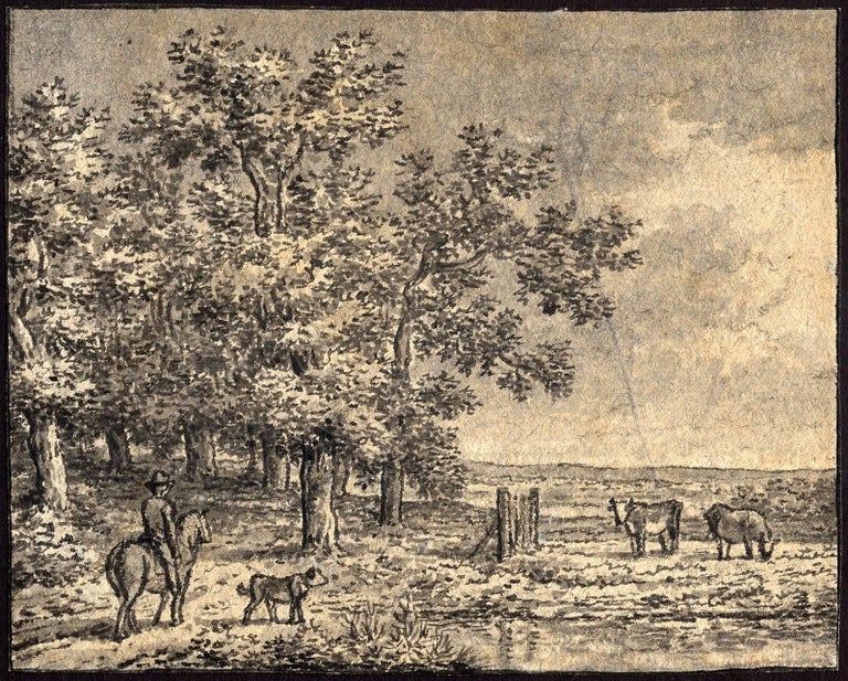 Anthonie Andriessen - Untitled drawing - Landscape. For Sale at 1stDibs