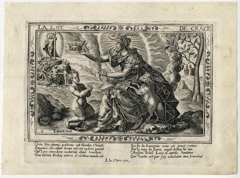 Isaac Briot - La loy de grace - The law of grace. For Sale at 1stDibs