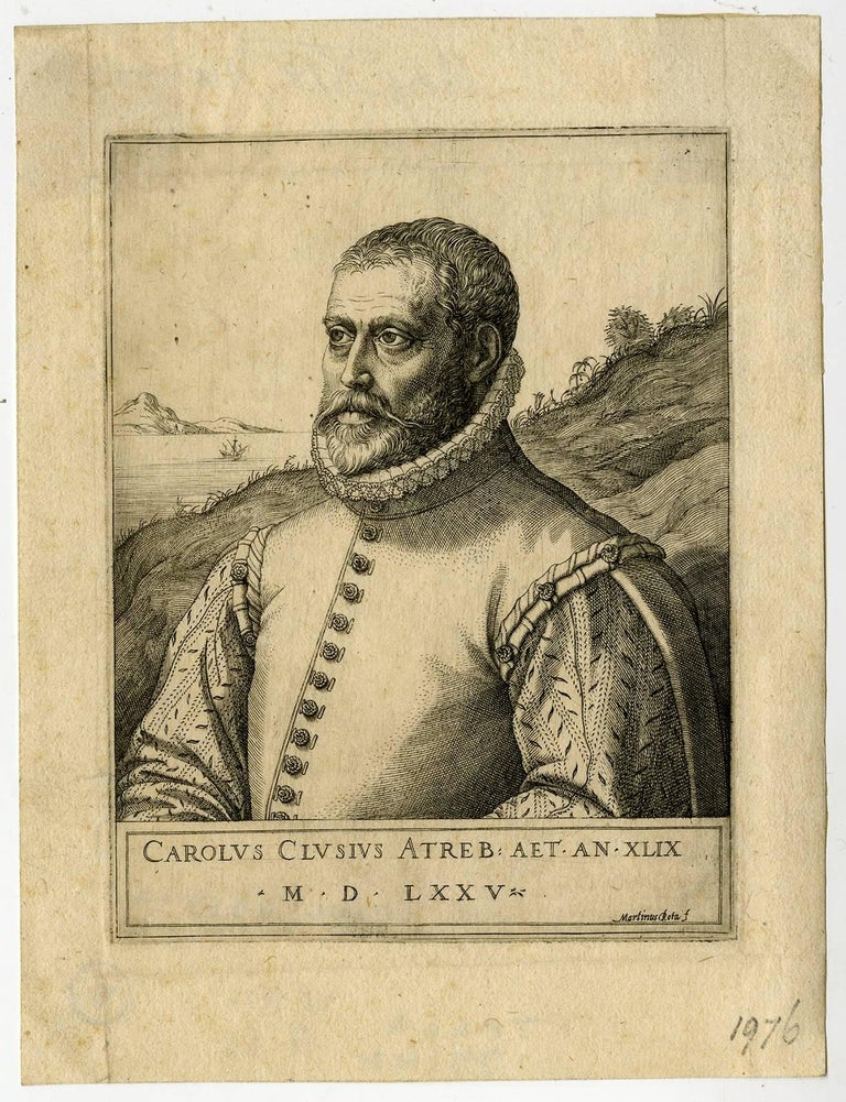 Martin Rota - Carolus Clusius [..]. - Portrait of the biologist Carolus ...