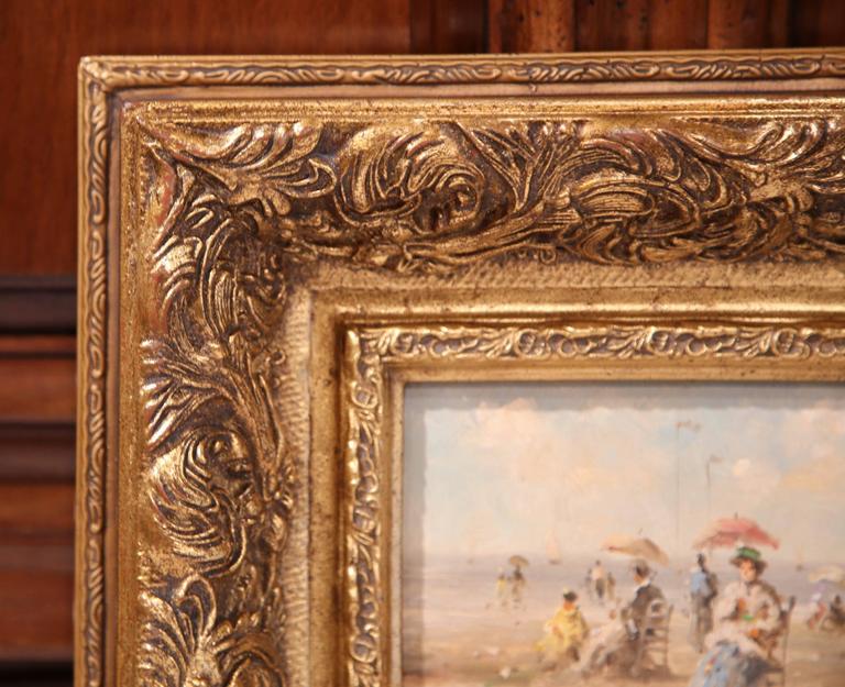 Unknown - Mid-20th Century French Impressionist Painting in Gilt Frame ...