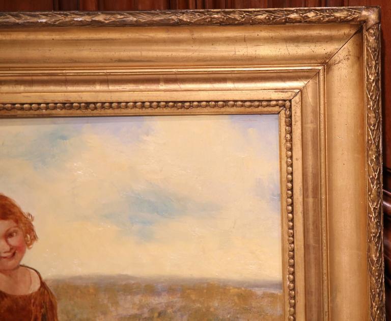 Alfred H. Green - 19th Century English Oil on Canvas Painting in Gold ...