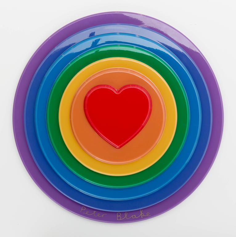 Peter Blake - Rainbow Target For Sale at 1stDibs