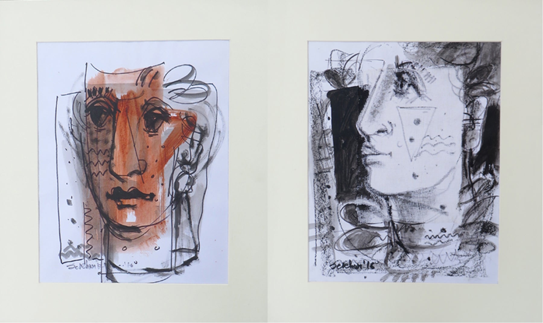 Stanley Rosenthal - Watercolor, Female, Detailed Psychological Portrait ...