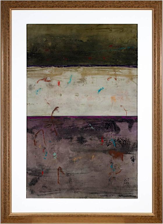 John Baughman - "Shibumi IV-5, " an Abstract Mixed Media signed by John ...