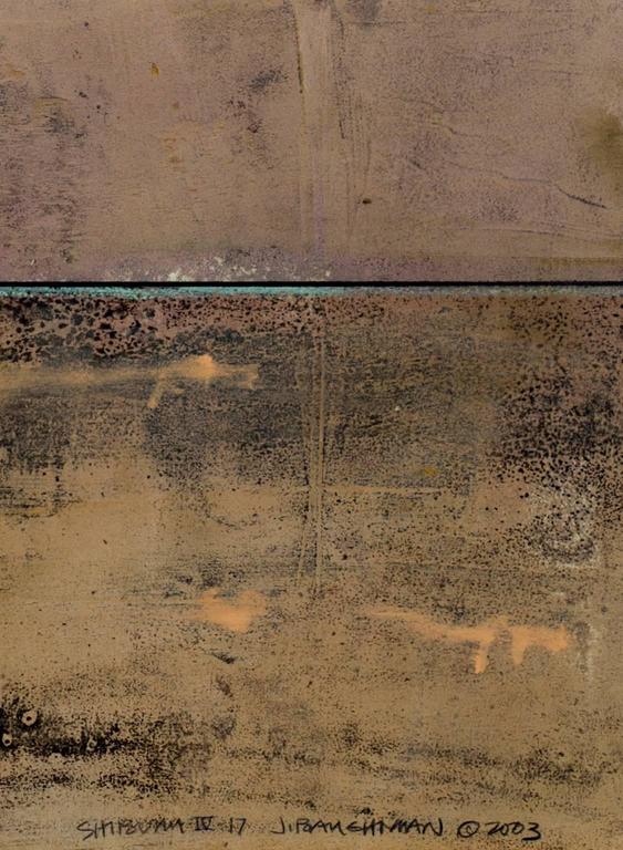 John Baughman - "Shibumi IV-17, " an Abstract Mixed Media Signed by ...