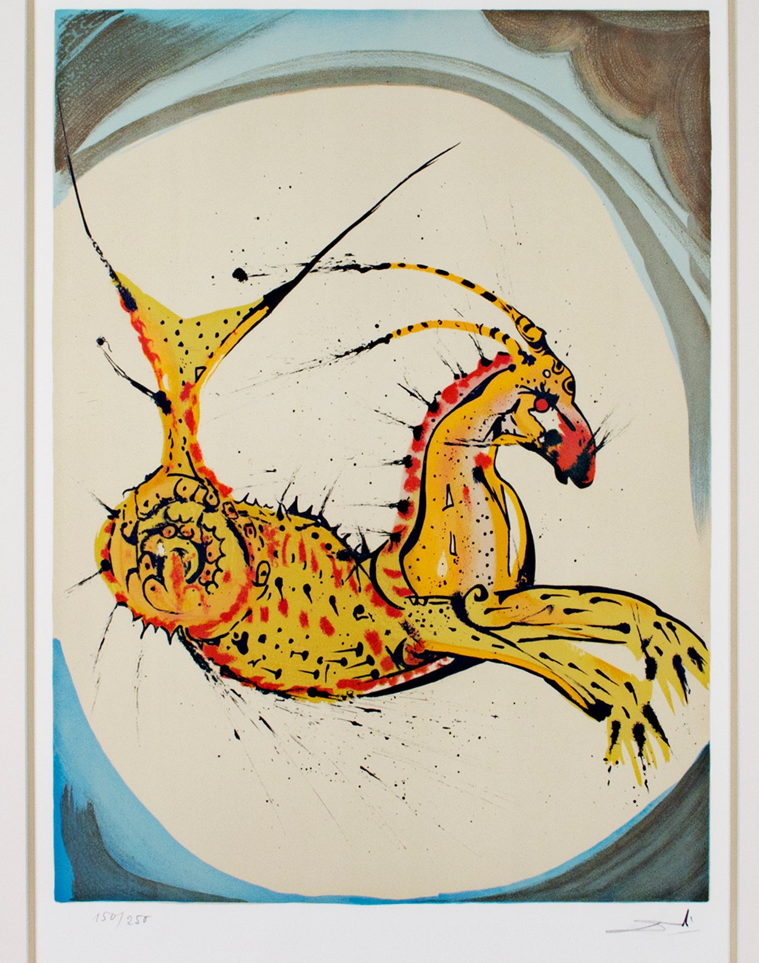 Salvador Dalí­ - Salvador Dali Rare Original Color Lithograph Joan of ...