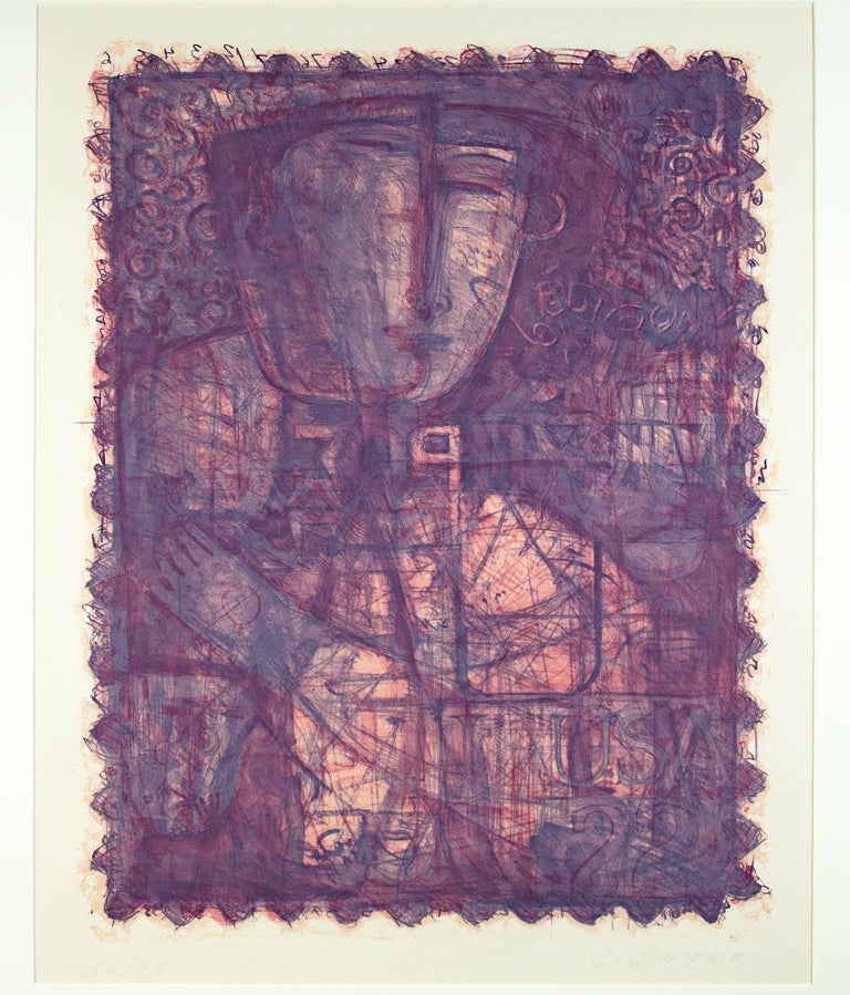 Charles Dwyer - "Untitled, Ed: 56/95" a Three Color Lithograph by ...