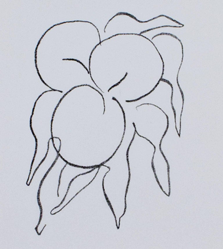 Henri Matisse - "Fruits," Original Black and White Lithograph by Henri ...